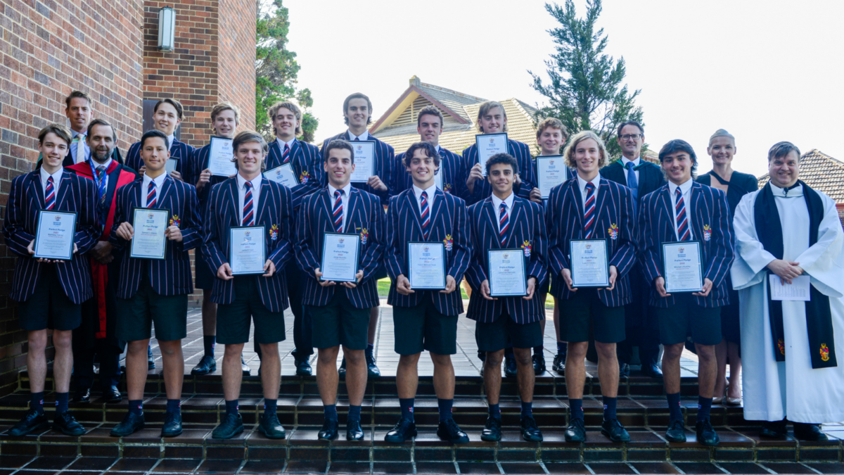 The 2022 Prefects are Inducted - Brighton Grammar: Leading Private School | Boys’ School Melbourne