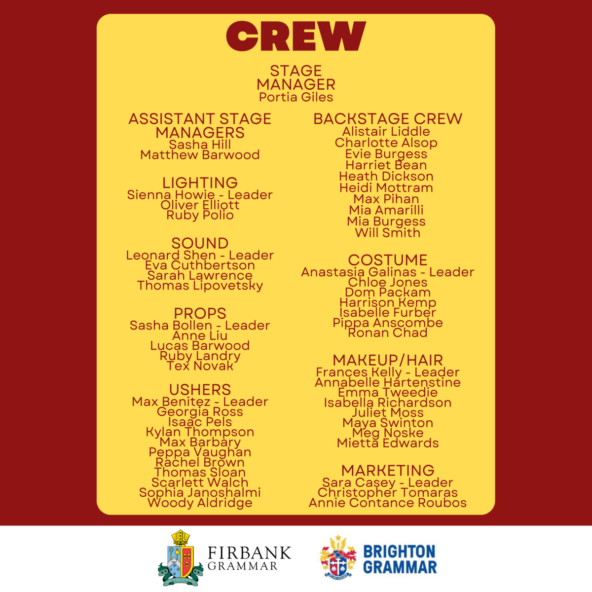 Strictly Ballroom Senior Production 2023