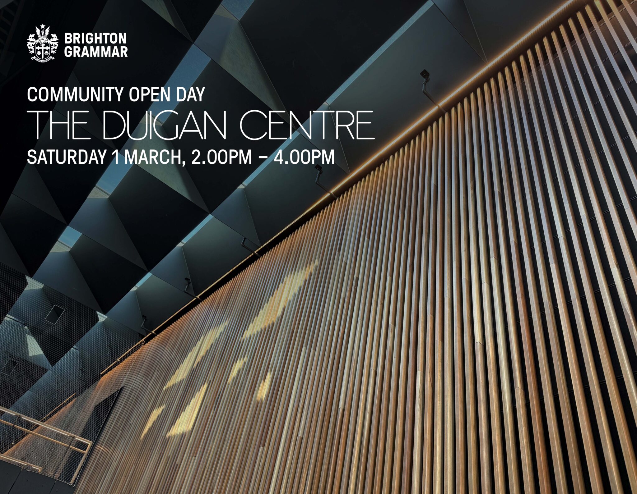 Community Open Day | The Duigan Centre Brighton Grammar